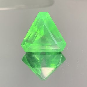 57.93ct Massive Fluorite Triangle Cut Gemstone - Etsy