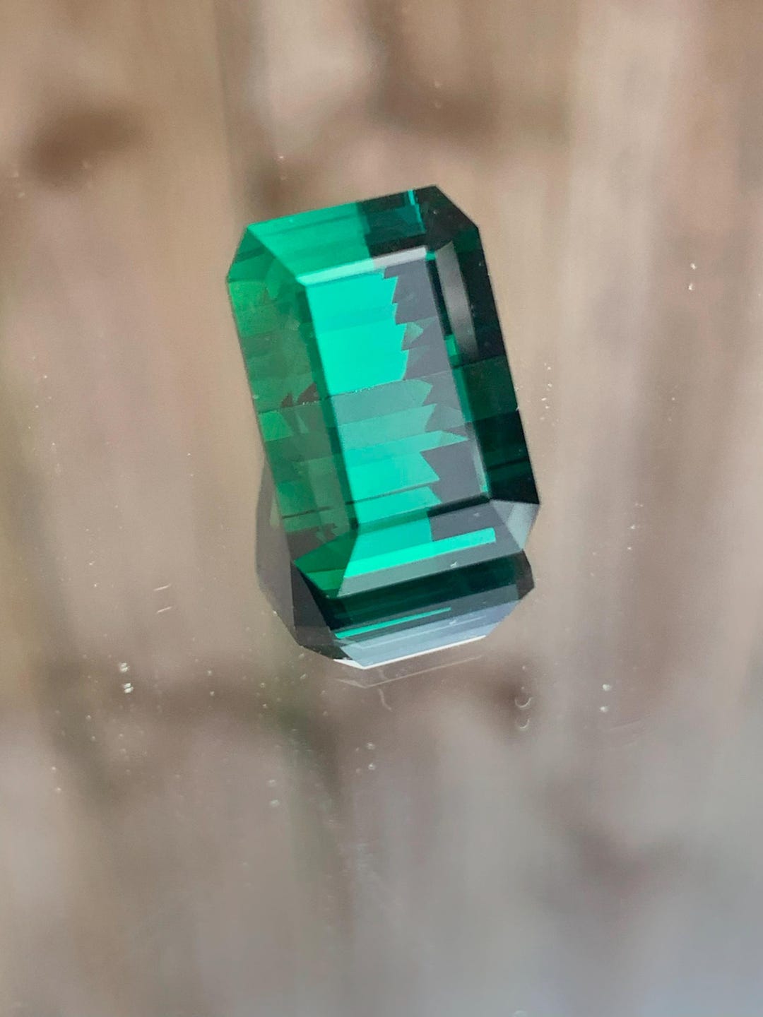 8.43ct Pixel Cut Blue Green Tourmaline - Etsy