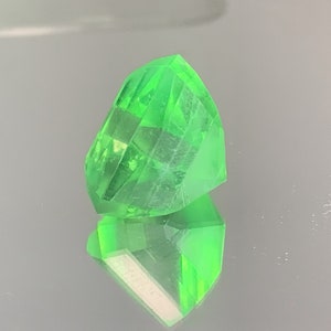 57.93ct Massive Fluorite Triangle Cut Gemstone - Etsy