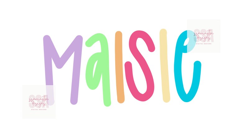 Custom Handwritten Color Name Png - Etsy