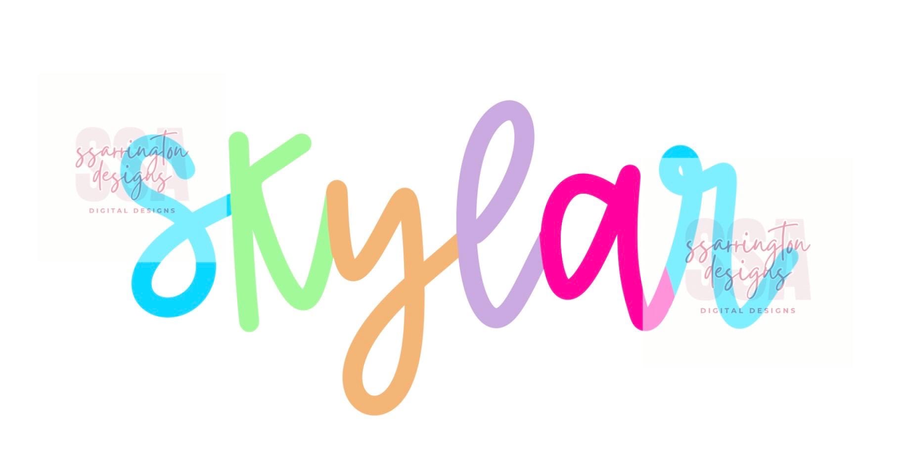 Custom Handwritten Color Name Png - Etsy