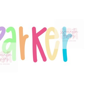 Custom Handwritten Color Name Png - Etsy