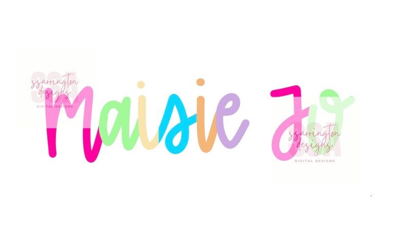 Custom Handwritten Color Name Png - Etsy