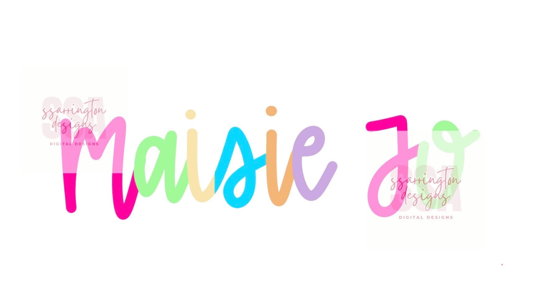 Custom Handwritten Color Name Png - Etsy