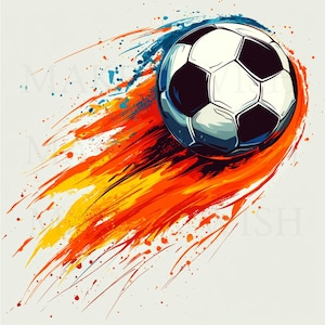 Soccer Ball Clipart 10 High Quality JPG, Football Clipart Pack, Digital ...