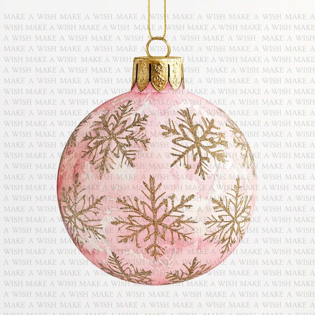 10 Christmas Ornaments Clipart, Watercolor Holiday Decorations, Digital ...