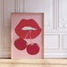 Cherry Wall Art Print, Printable Feminine Poster, Ma Cherie Poster ...