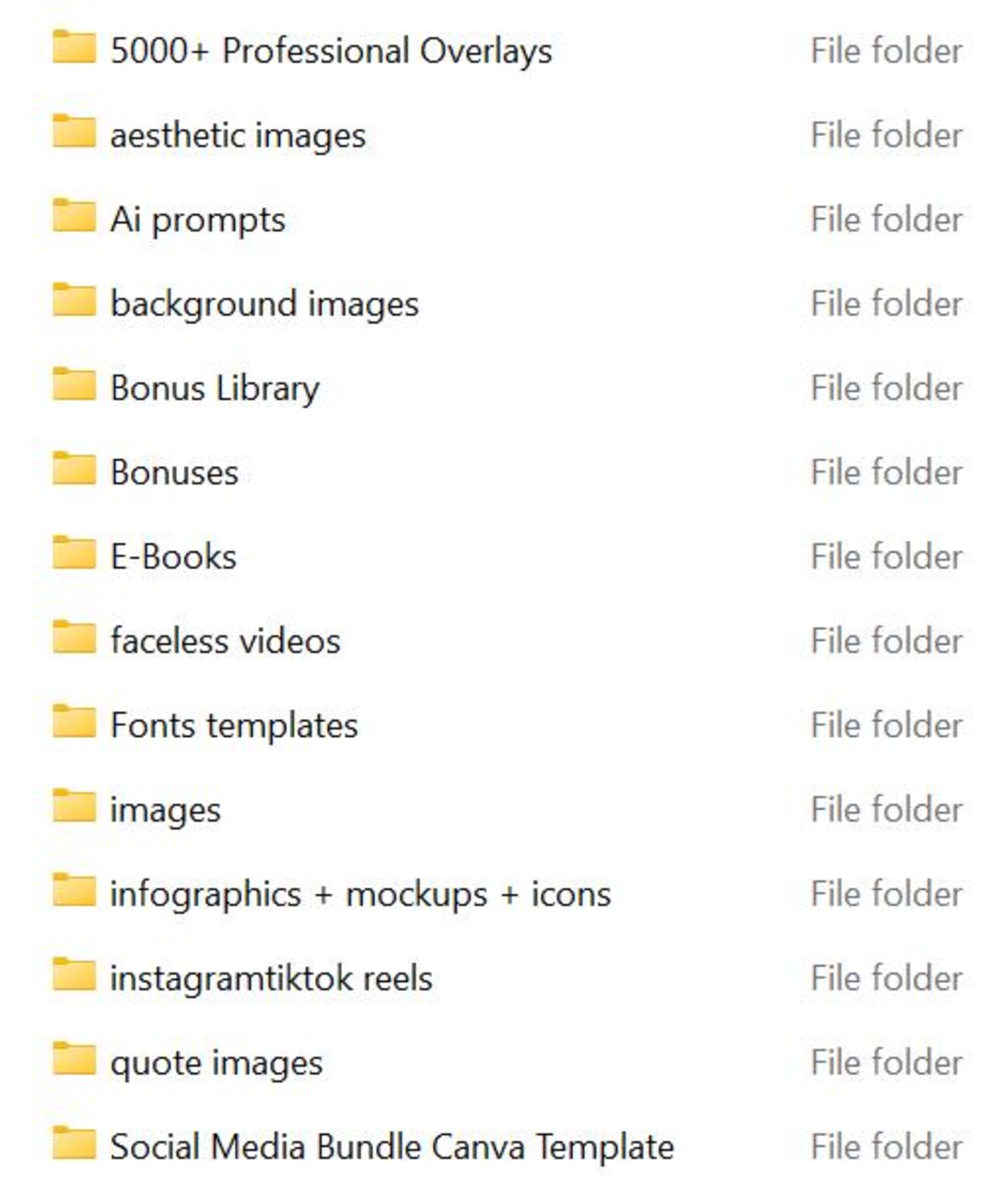 50,000 All-in-one Creative Bundle for Content Creators: Digital ...