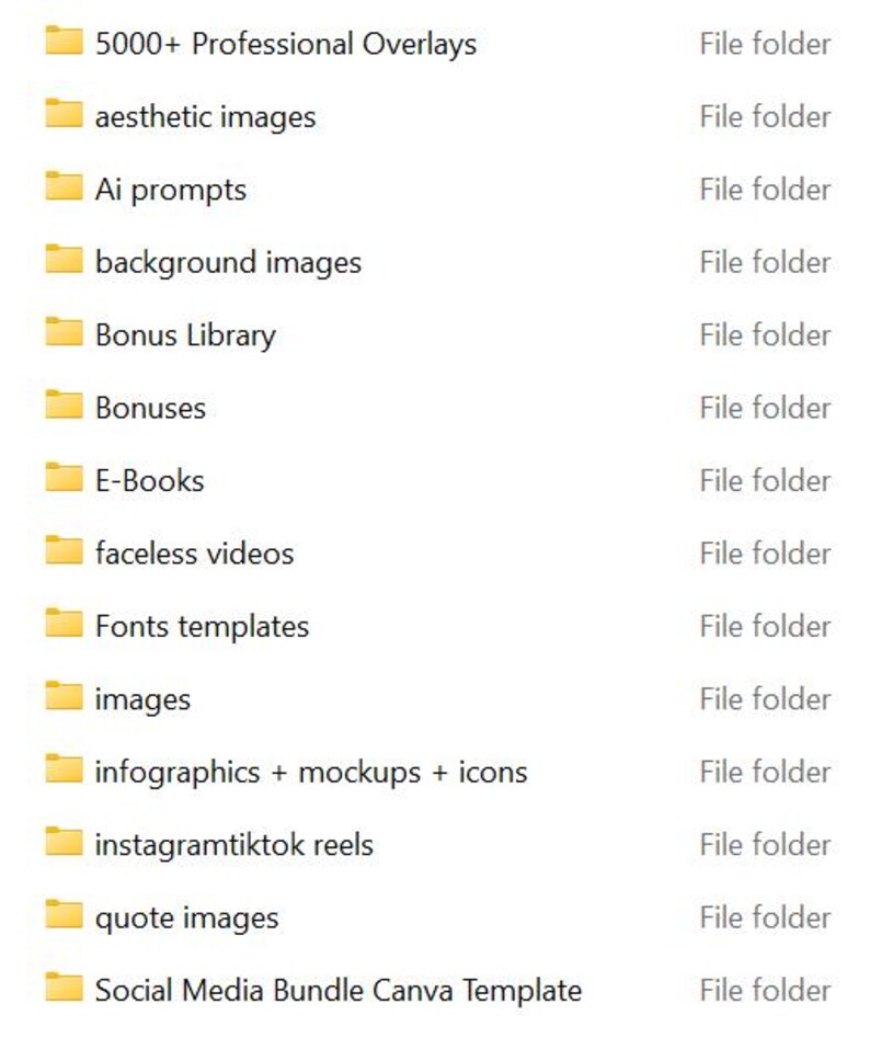 50,000 All-in-one Creative Bundle for Content Creators: Digital ...
