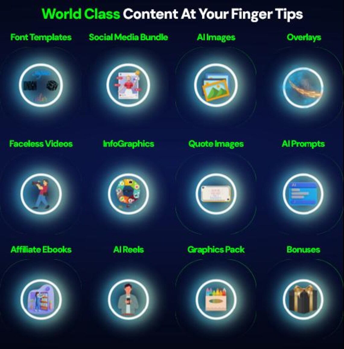 50,000 All-in-one Creative Bundle for Content Creators: Digital ...