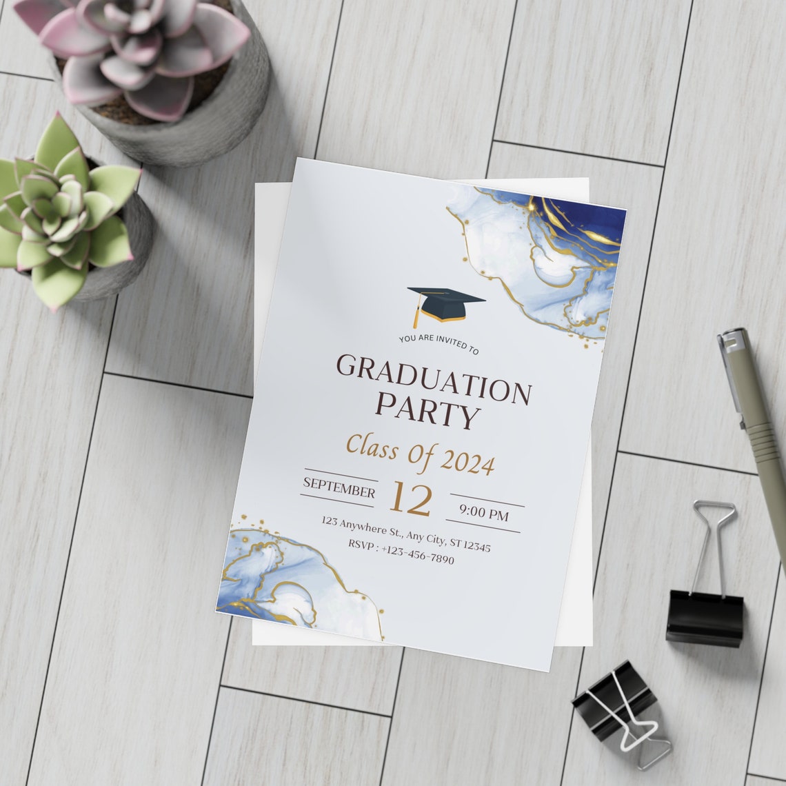 Digital Graduation Invitation 2024, Graduation Ceremony Invitation ...