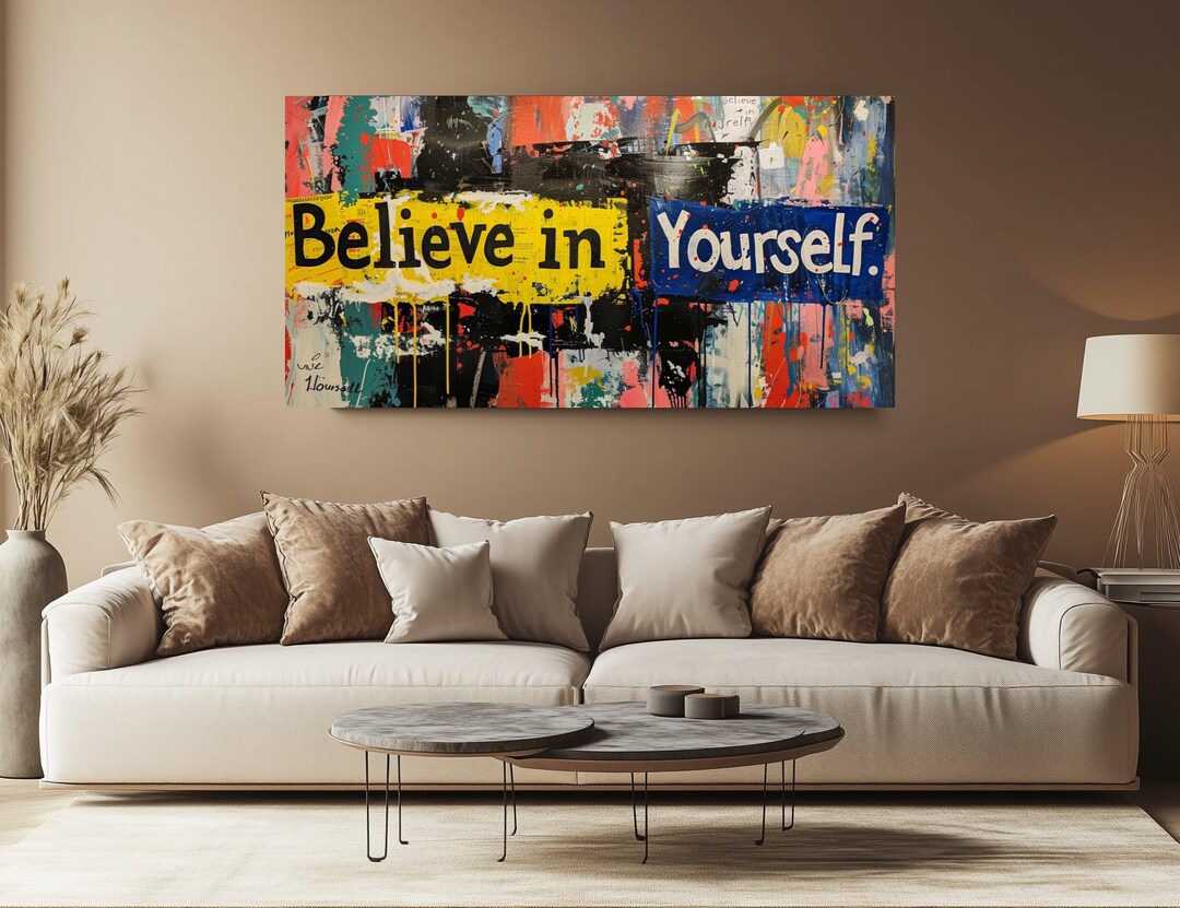 CANVAS PRINT | Motivational Wall Art | Positive Affirmations | Positive ...