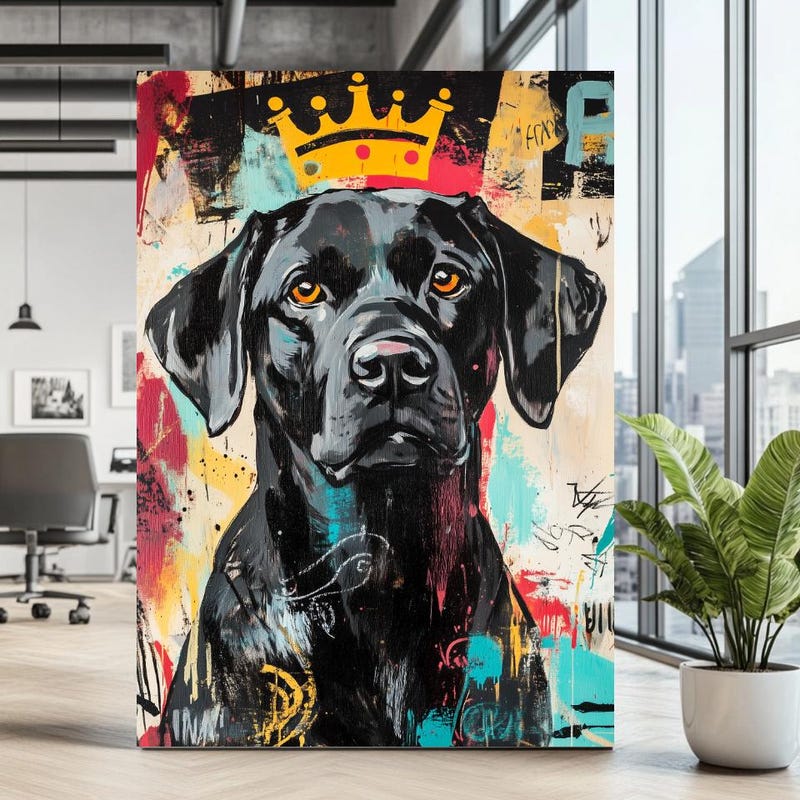 Abstract Dog Art - Etsy