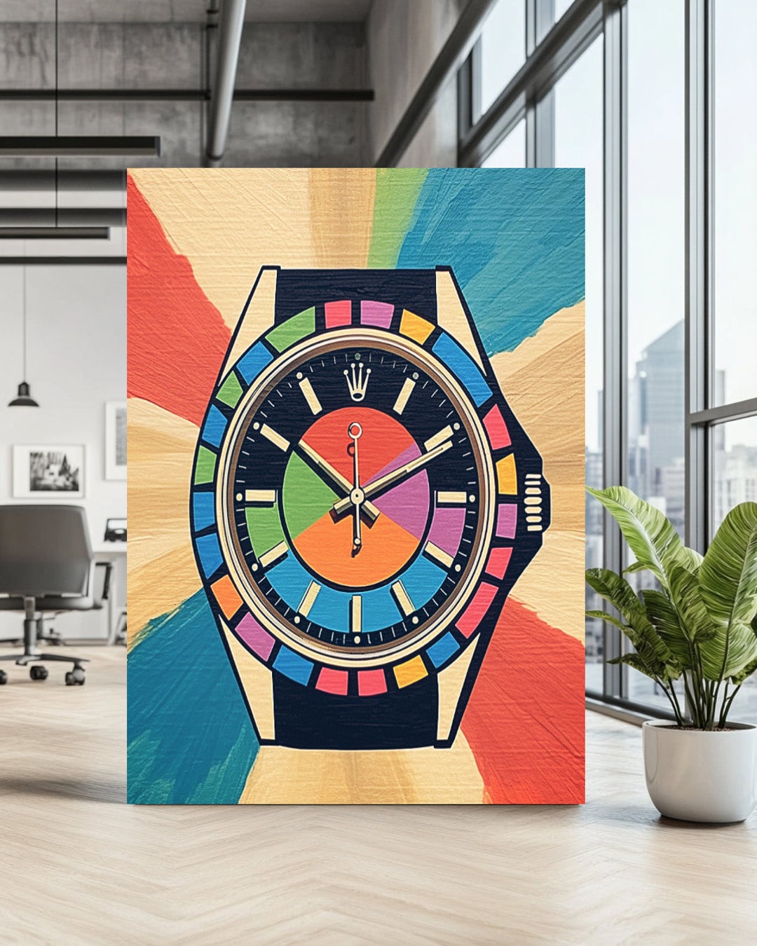 Timepiece Wall Art | Modern Luxury Watch Print | Watches Artwork ...