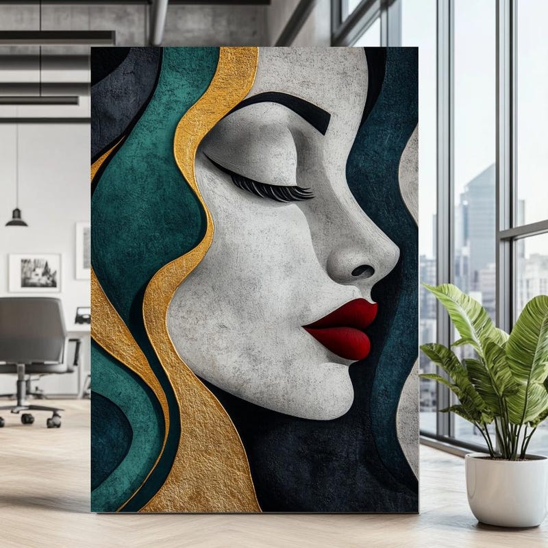 Abstract Faces Svg - Etsy