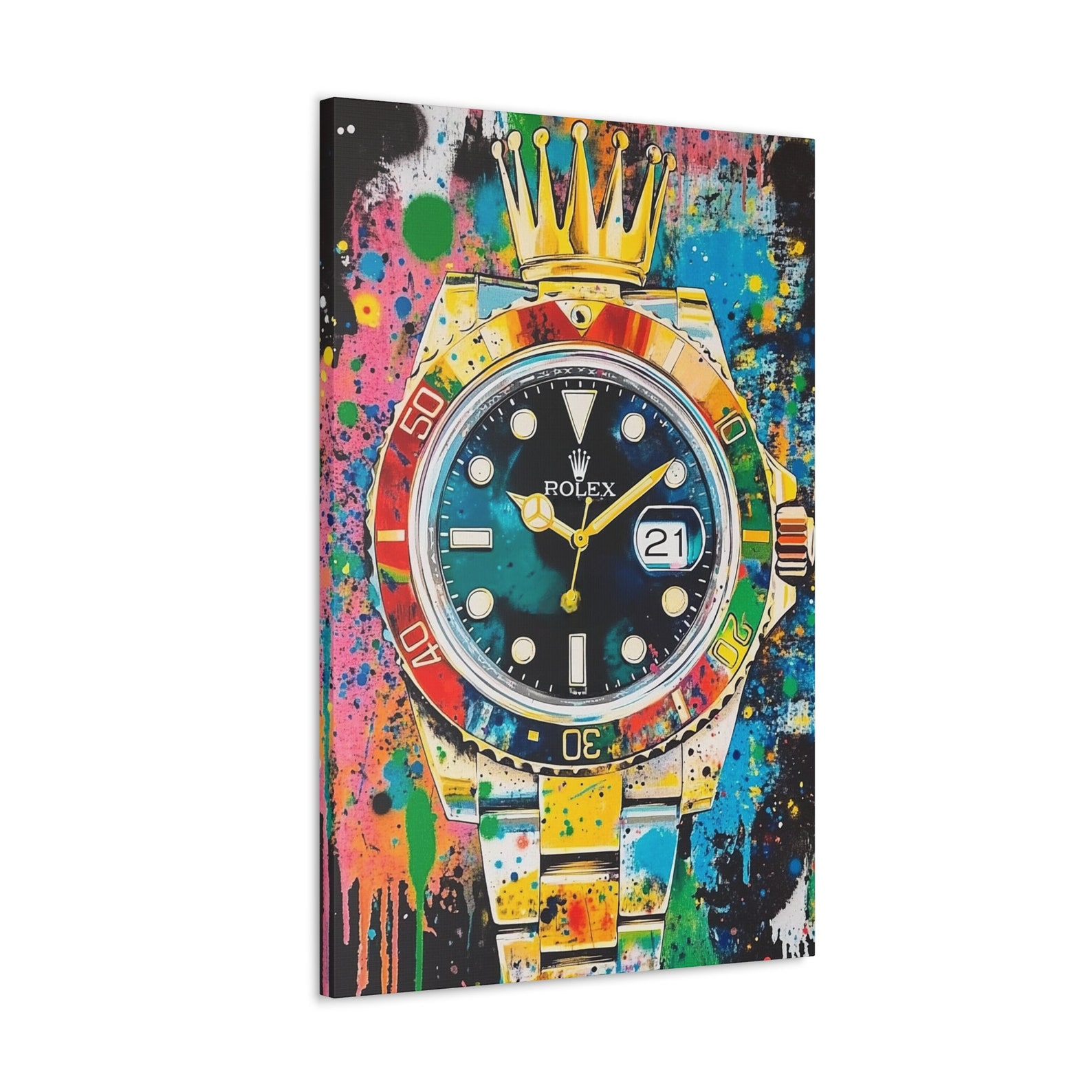 Timepiece Wall Art | Modern Luxury Art Print | Watch Art Decor ...