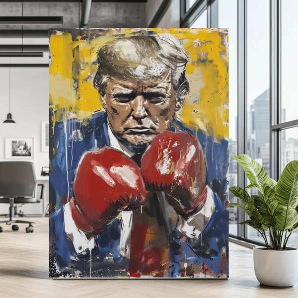 Trump Canvas Wall Art - Etsy