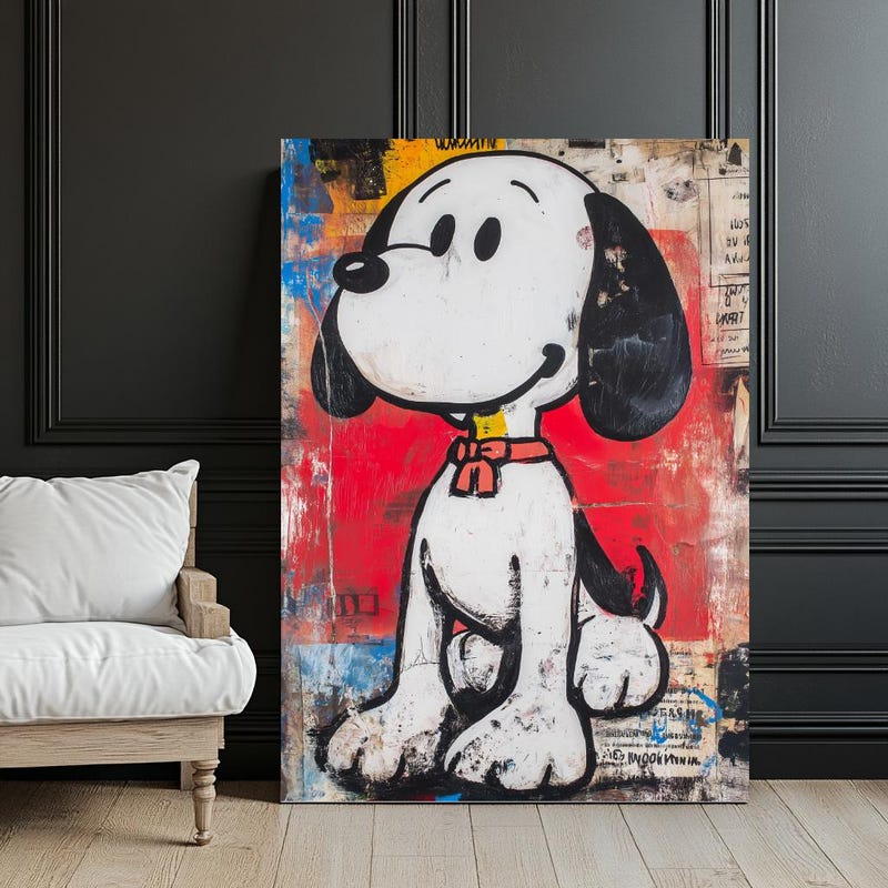Snoopy Wall Art - Etsy