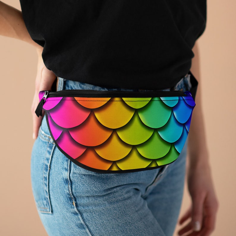 Rainbow Mermaidcore Crossbody Bag Perfect Accessory for Outings, Ideal ...