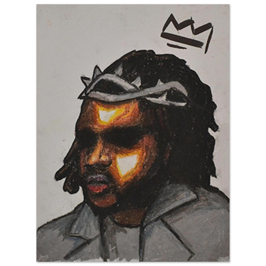 Kendrick Lamar Oil Pastel | Art Print - Etsy