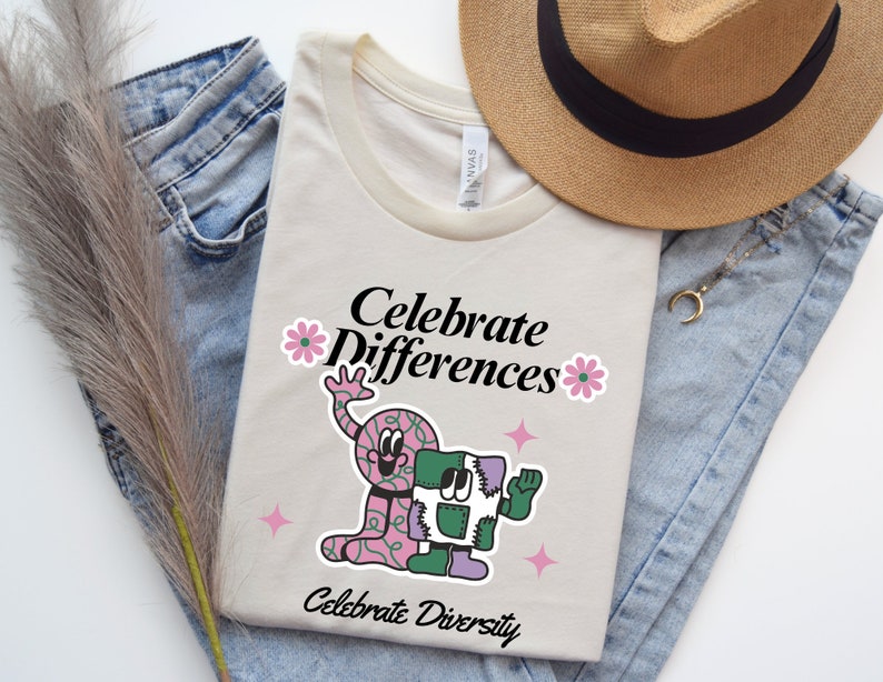 Celebrate Differences, Celebrate Diversity Shirt - Etsy