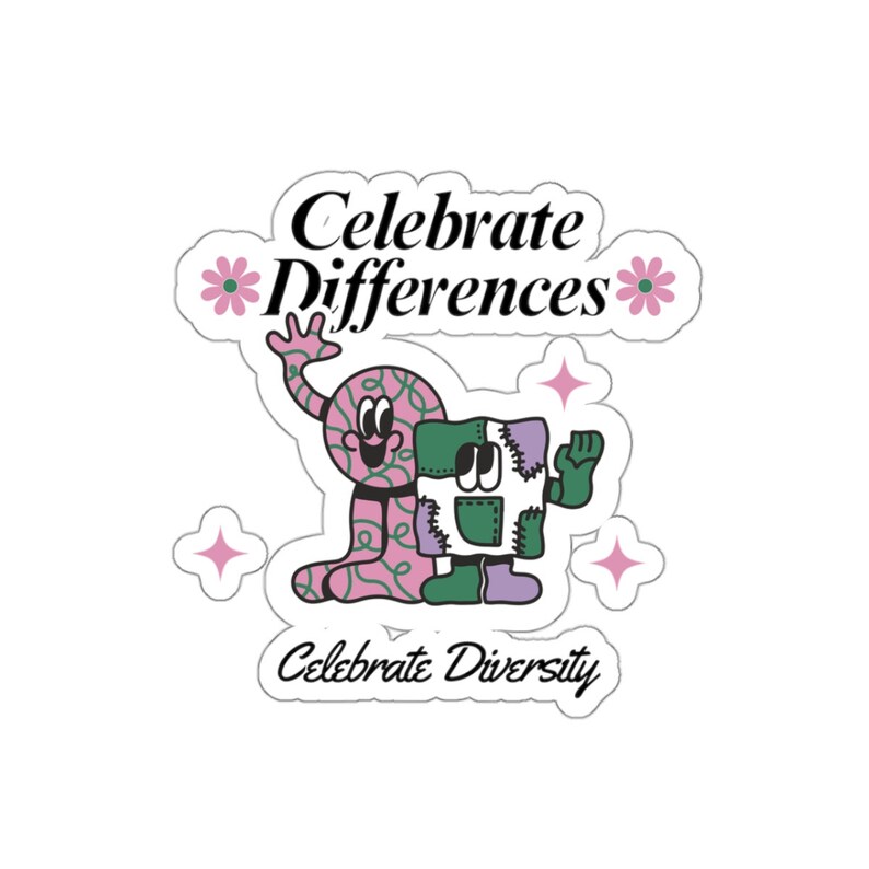 Celebrate Differences, Celebrate Diversity Sticker - Etsy