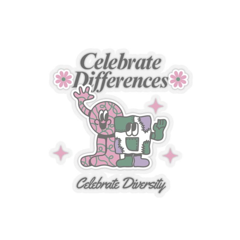 Celebrate Differences, Celebrate Diversity Sticker - Etsy