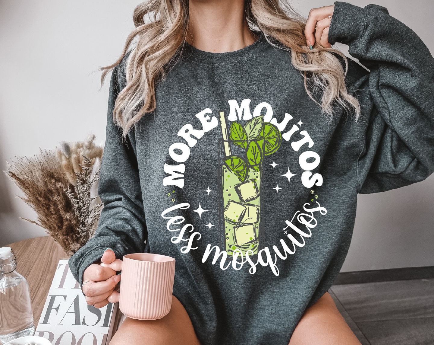 Mojito Drink Graphic T-shirt Signature Cocktail Recipe Shirt Drinking ...