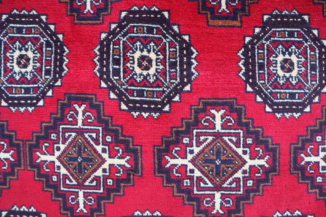 Collector's Piece Afghan Tribal Balochi Area Rug/ Antique Moroccan ...