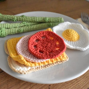 Crochet Breakfast Set (for Сheese Lovers) [kids Kitchen Toys] - Etsy