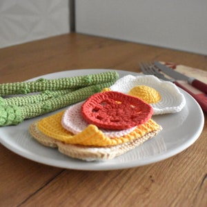 Crochet Breakfast Set (for Сheese Lovers) [kids Kitchen Toys] - Etsy