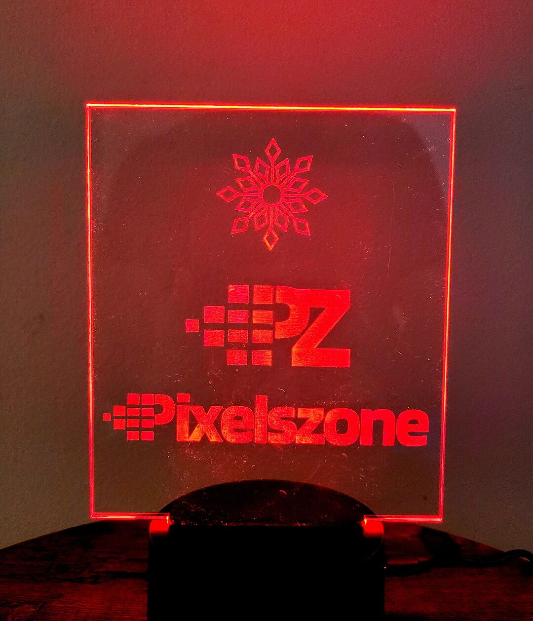 Personalized LED Logo & Name Plate Sign Custom Night Light and Desk ...