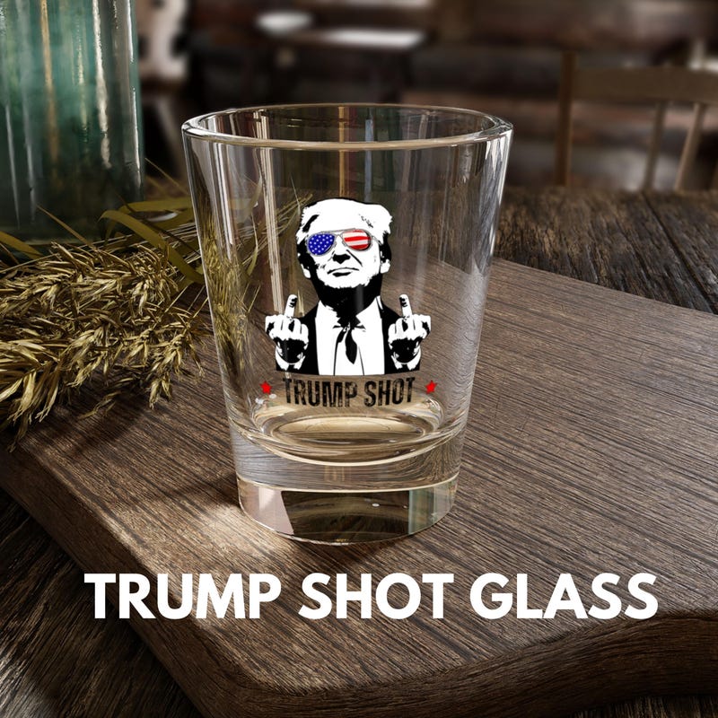 Trump Drinking Glass - Etsy