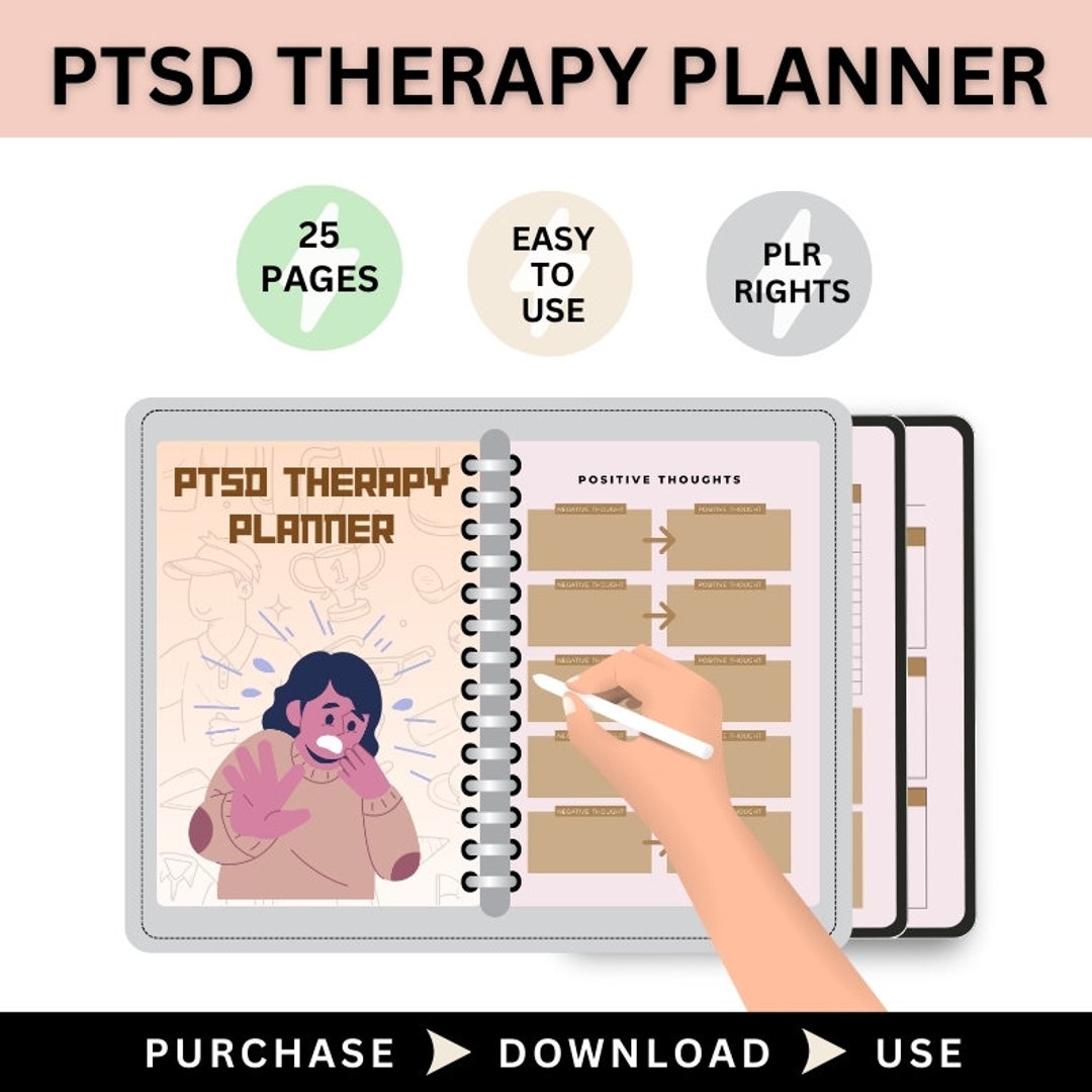 PTSD Planner / Mental Health Therapy Planner / Printable / Digital ...