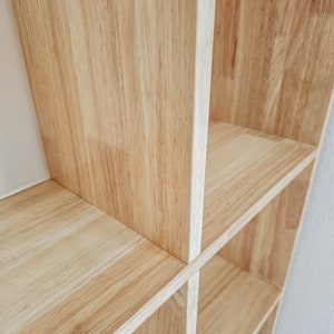 Solid Cubby Shelf 3x4 | Wooden Cube Organizer - Etsy