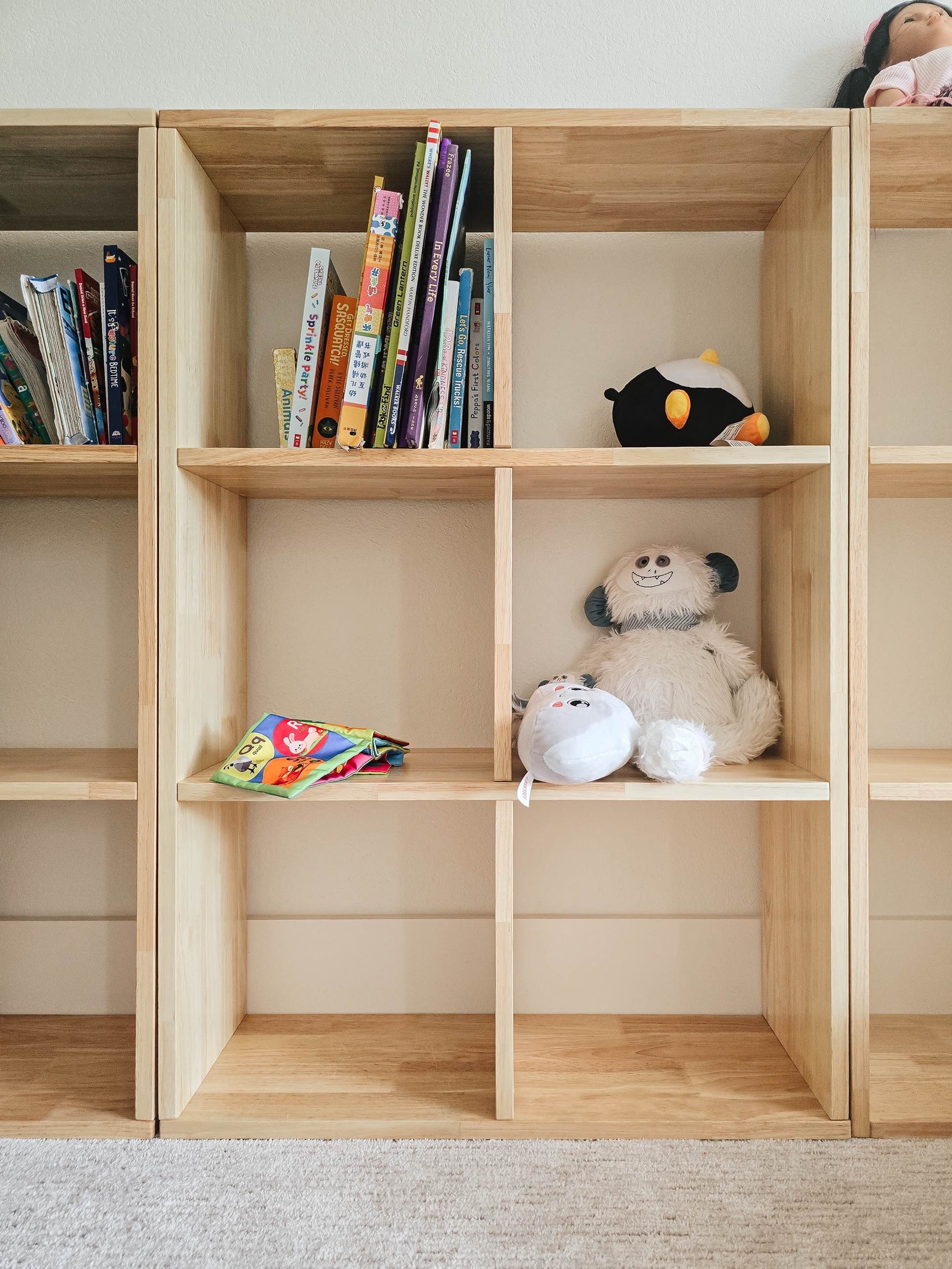 Solid Book Shelf Wooden Cube Organizer 3 X 2 - Etsy