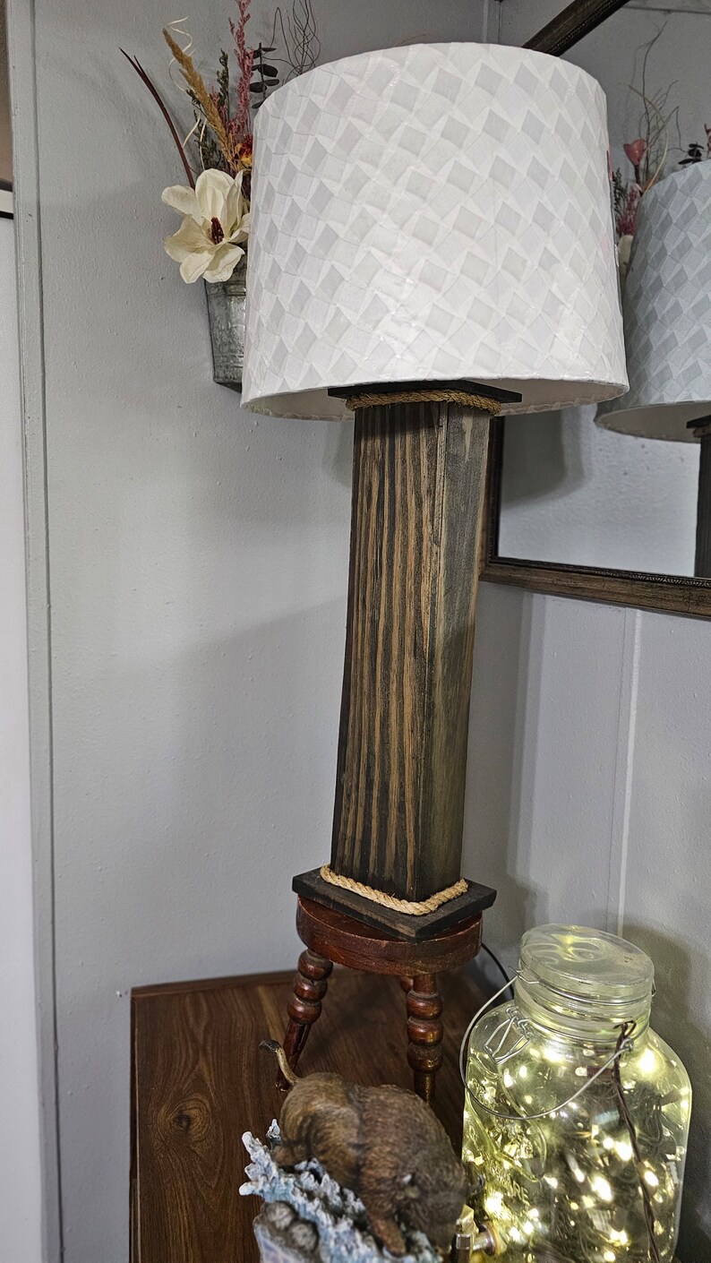 Live Edge Table Lamp - Etsy