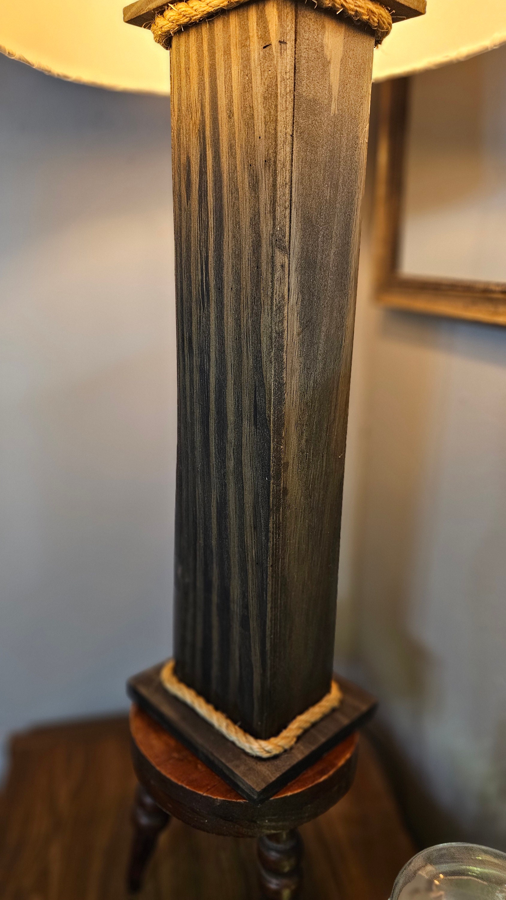 Live Edge Table Lamp - Etsy