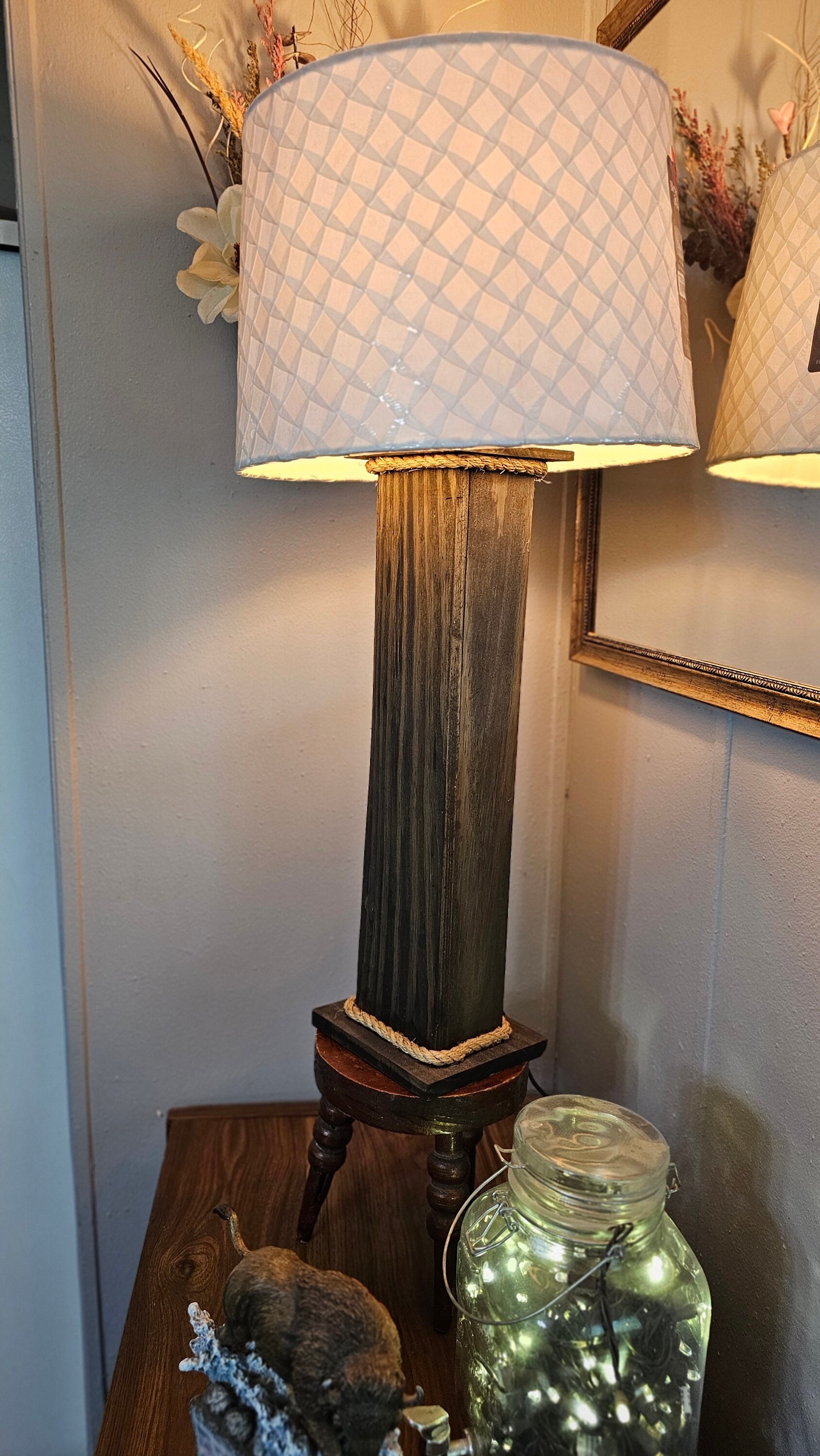 Live Edge Table Lamp - Etsy