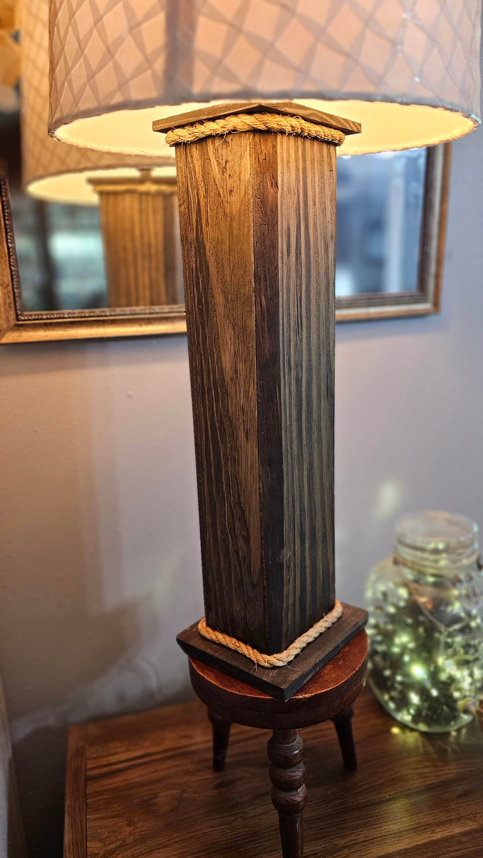 Live Edge Table Lamp - Etsy