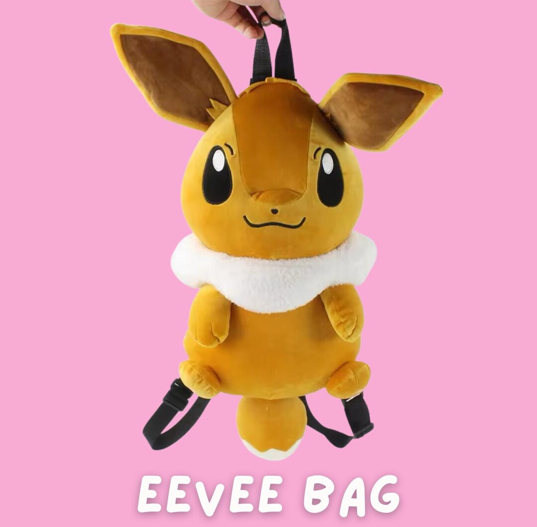 Eevee Oversized Plush Bag / Cute Pokemon Merch / Pokemon Apparel / Gen ...