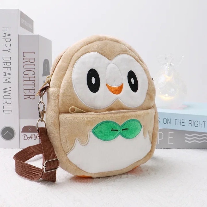 Rowlett Crossbody Bag / Cute Pokemon Merch / Pokemon Apparel / Gen 7 ...
