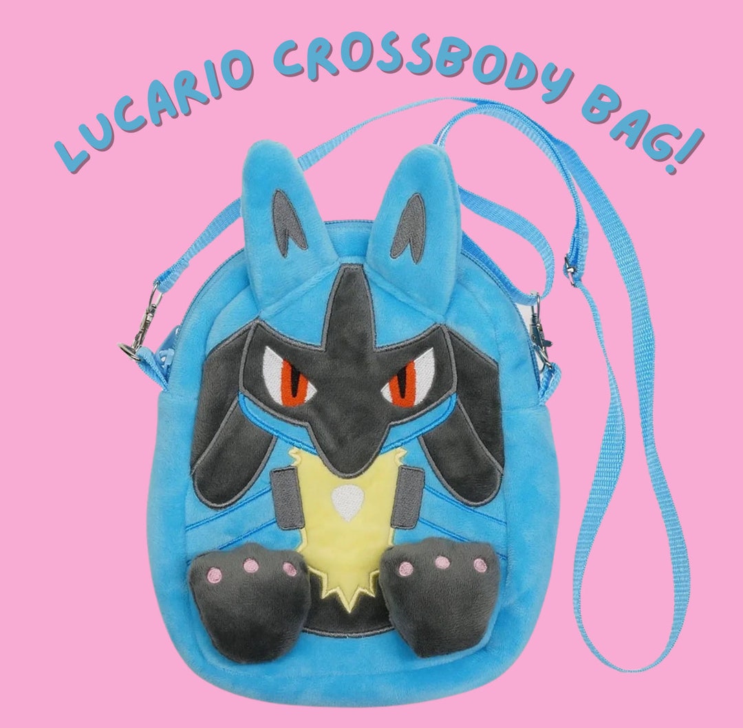 Lucario Crossbody Bag / Cute Pokemon Merch / Pokemon Apparel / Gen 4 ...
