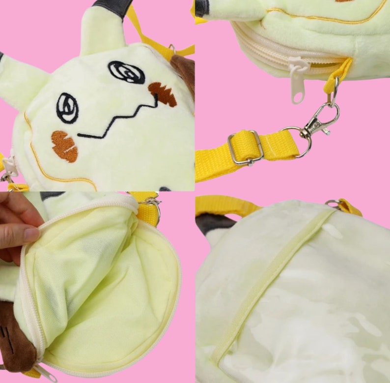 Mimikyu Crossbody Bag / Cute Pokemon Merch / Pokemon Apparel / Gen 7 ...