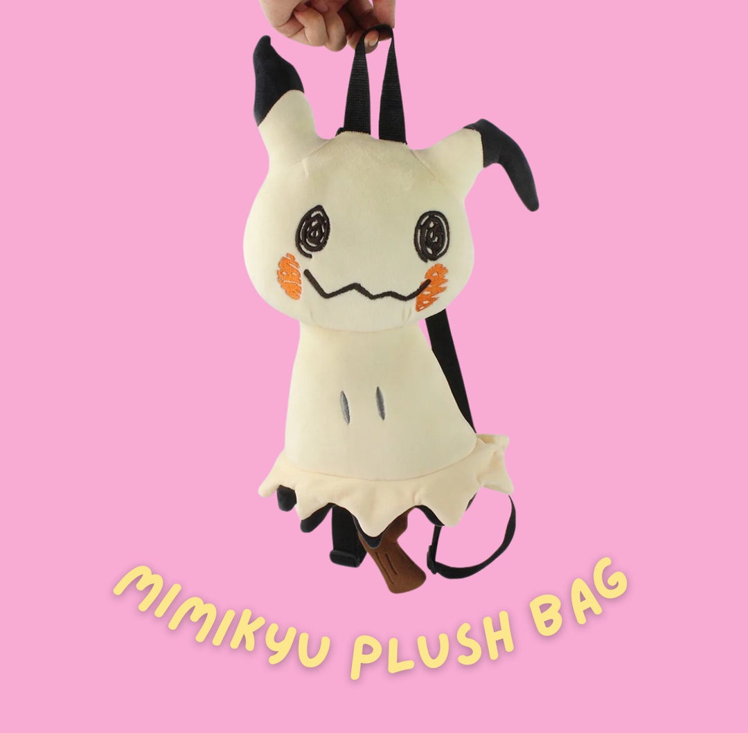 Mimikyu Oversized Plush Bag / Cute Pokemon Merch / Pokemon Apparel ...