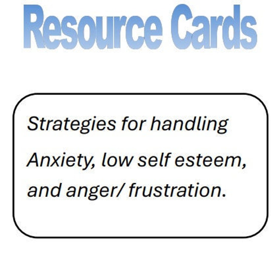 Mental Health Resource Card - Etsy