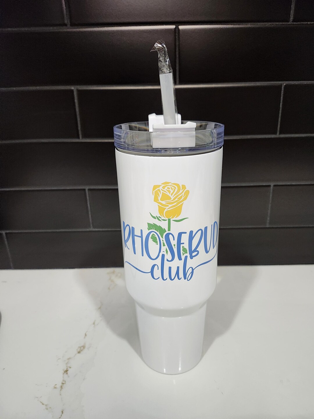 40oz Rhosebud "tea Rose" Tumbler - Etsy