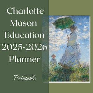 Charlotte Mason 2025-2026 Homeschool Planner - Etsy