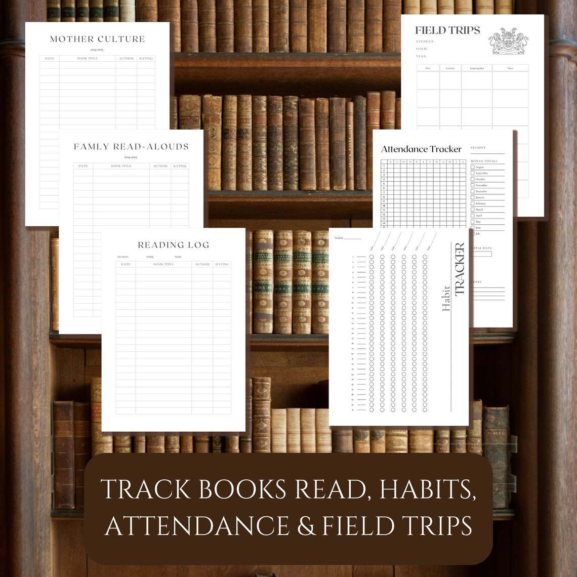 Classical Charlotte Mason Homeschool Logbook 2024-2025 - Academy Style ...