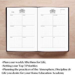 2024-2025 Classical Charlotte Mason Homeschool Planner and Logbook ...